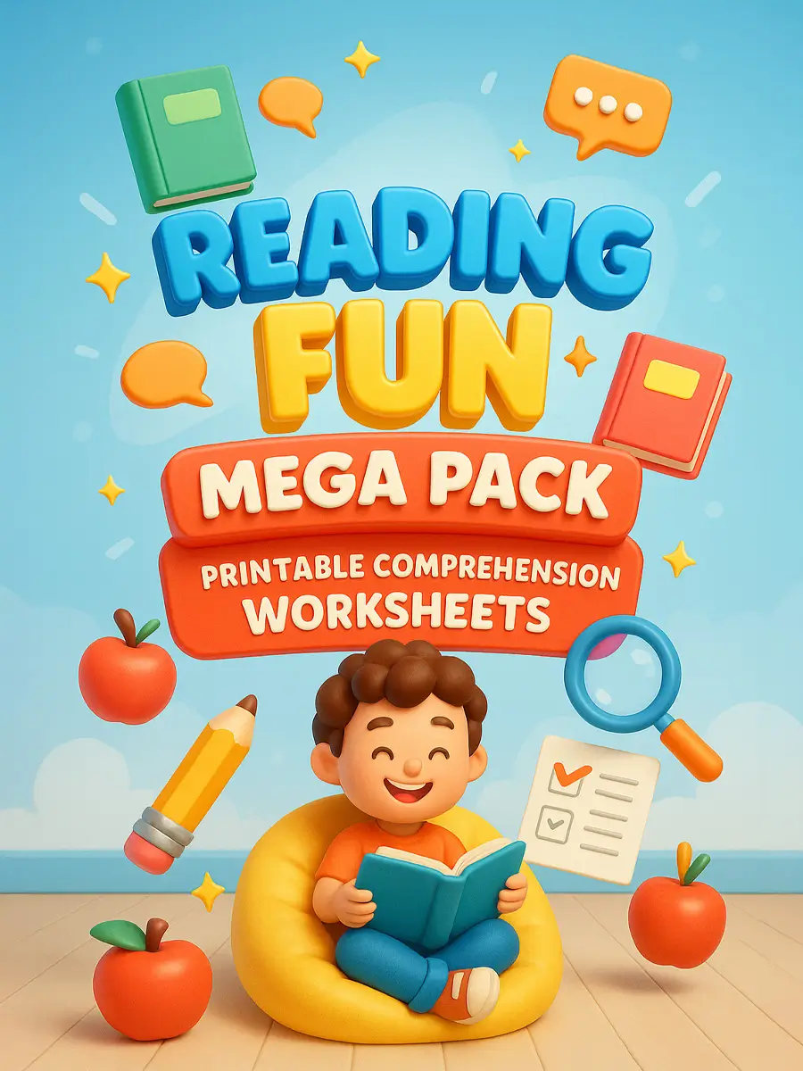 Kiddy Fun Shop - Reading Fun Mega Pack – 410 Pages of Printable ...