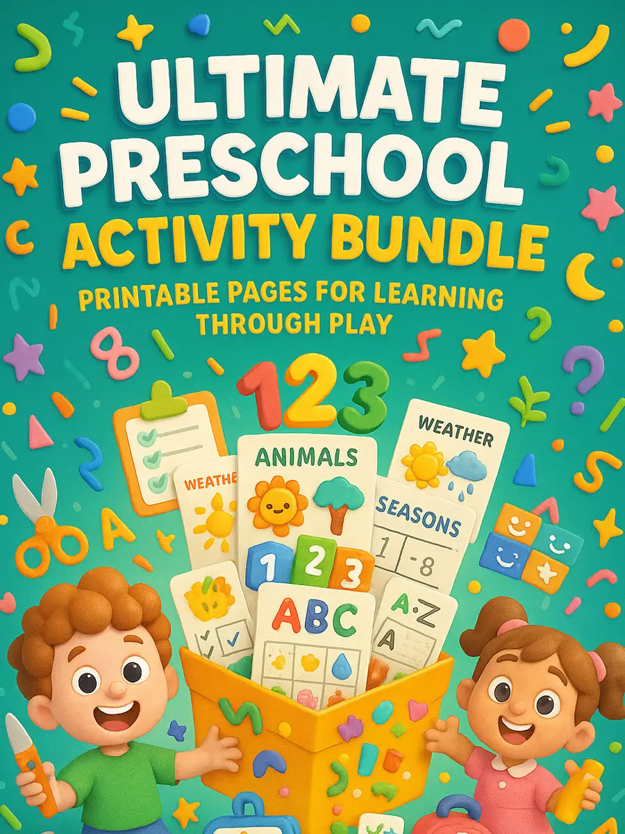 Kiddy Fun Shop - Ultimate Preschool Activity Bundle – 490+ Printable ...